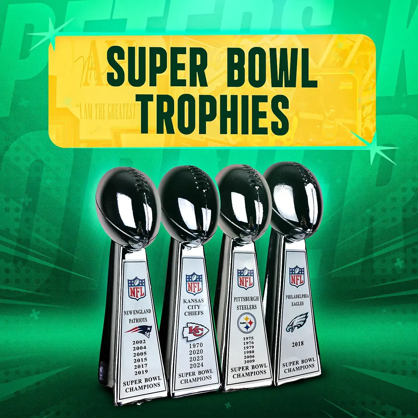 SUPER BOWL TROPHIES