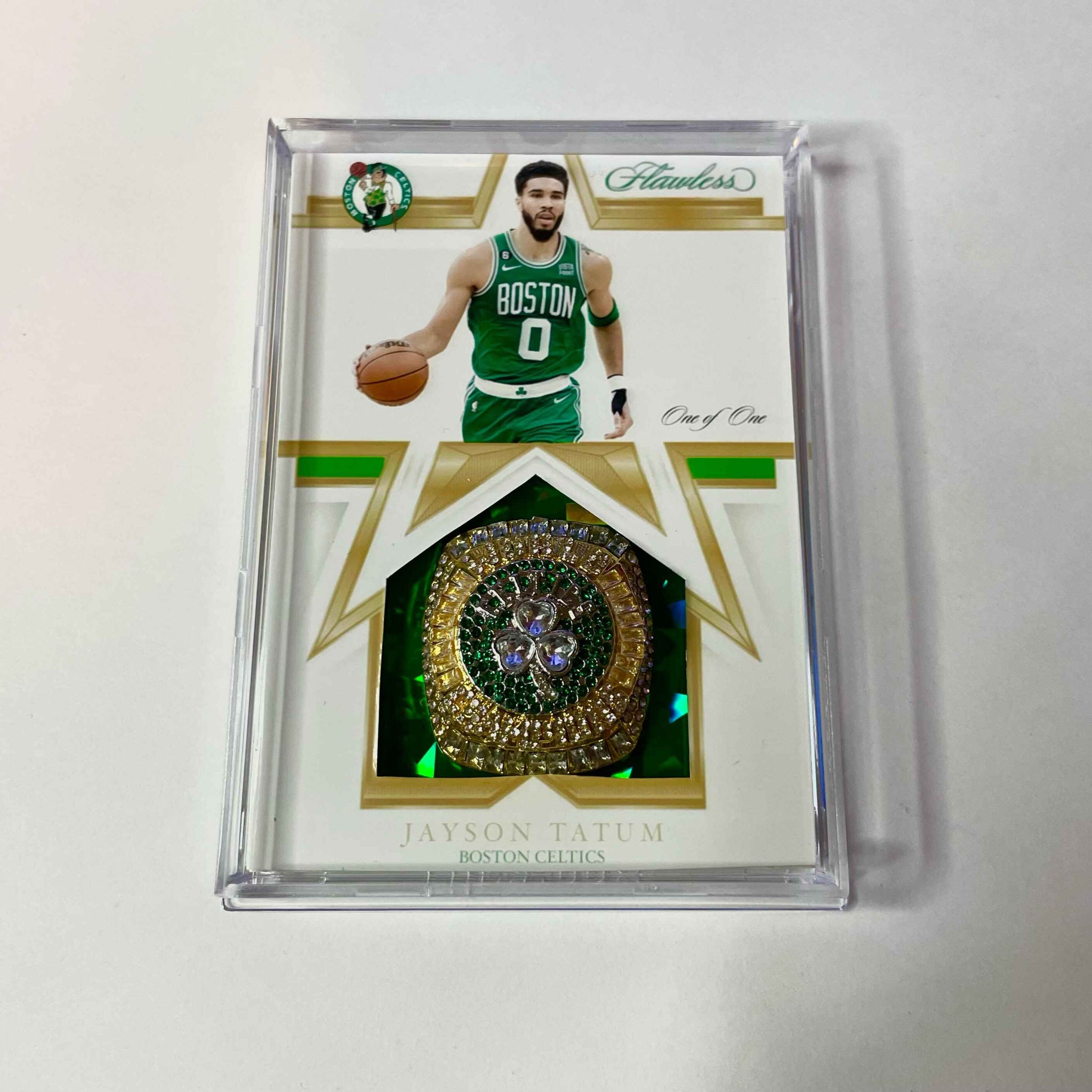 Custom Jayson Tatum Ring Card