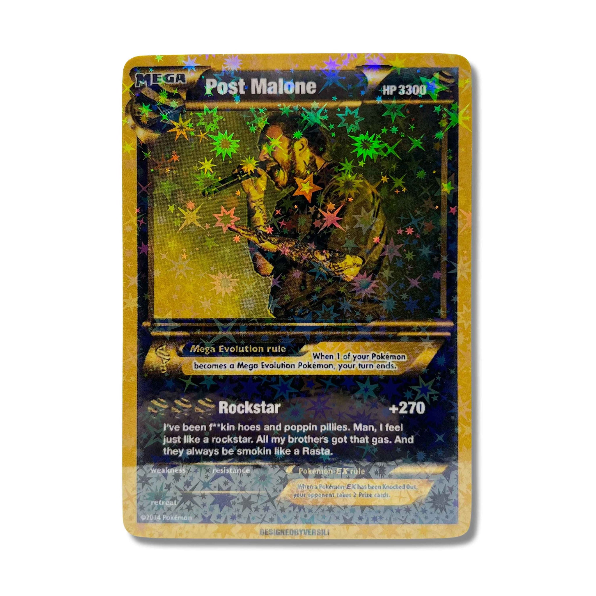 Post Malone Pokemon Card